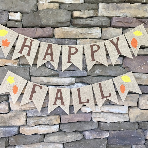 Happy Fall Sign - Etsy