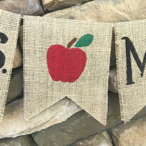 Custom Teacher Name Banner, Teacher Appreciation Gift, Teacher ...