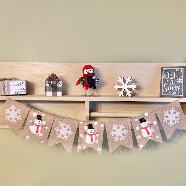 Snowman Banner - Etsy