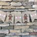 Peppermint Banner, Gingerbread Christmas Banner, Peppermint Burlap ...