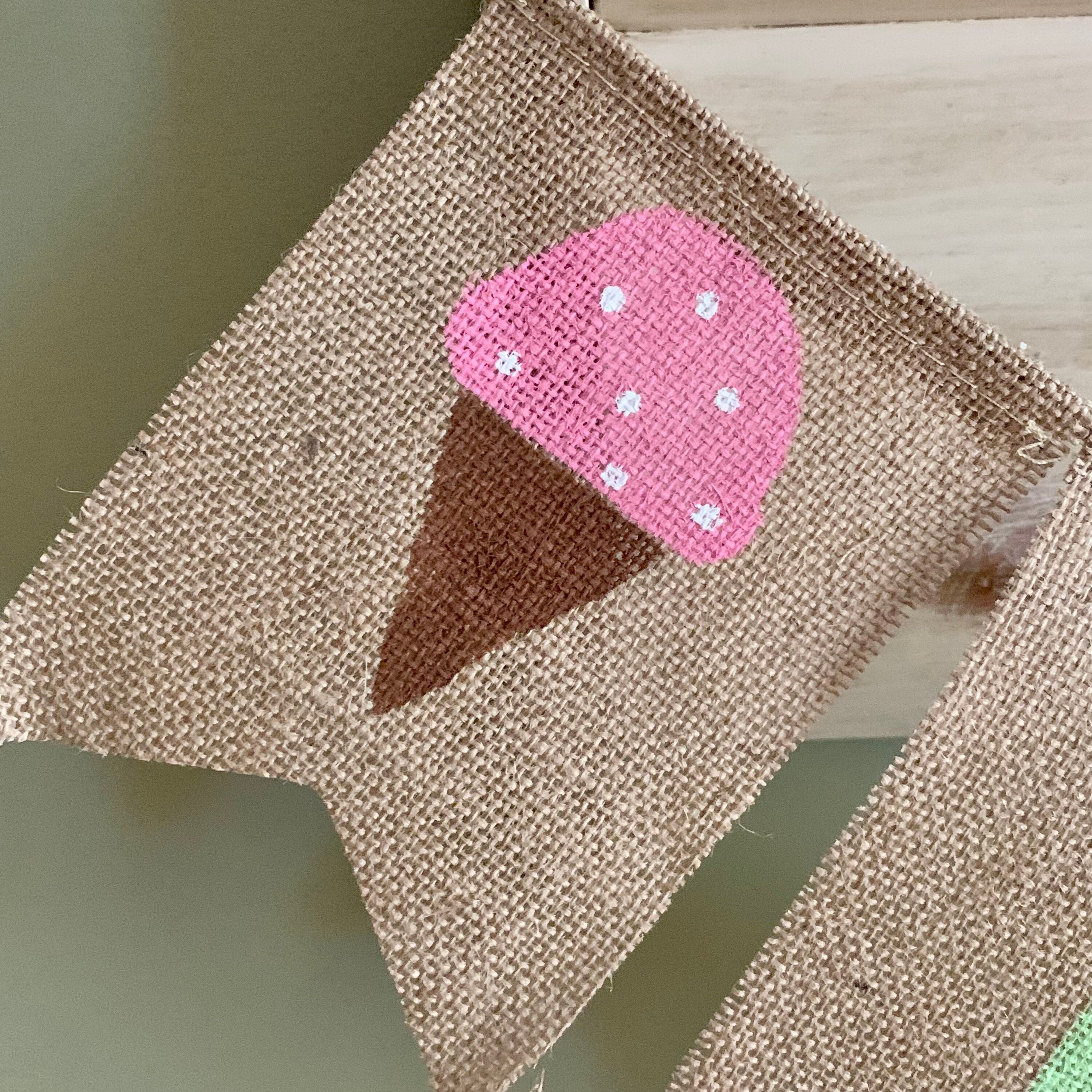 Ice Cream Banner, Ice Cream Birthday Banner, Ice Cream Party, Ice Cream ...