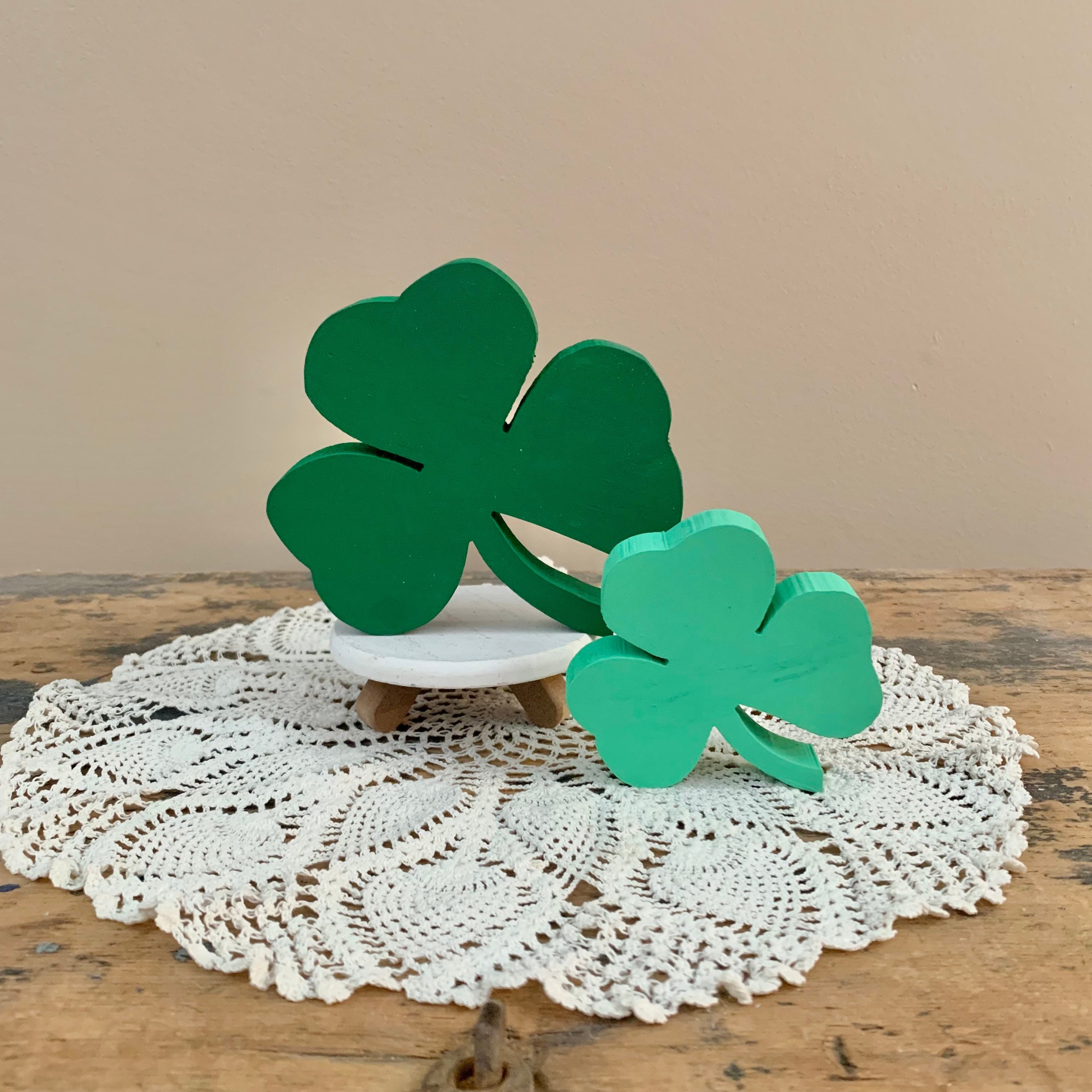 Wooden Shamrock, Shamrock Decor, St Patrick’s Day Decor, St Patrick’s ...