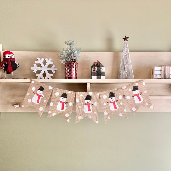 Snowman Banner - Etsy
