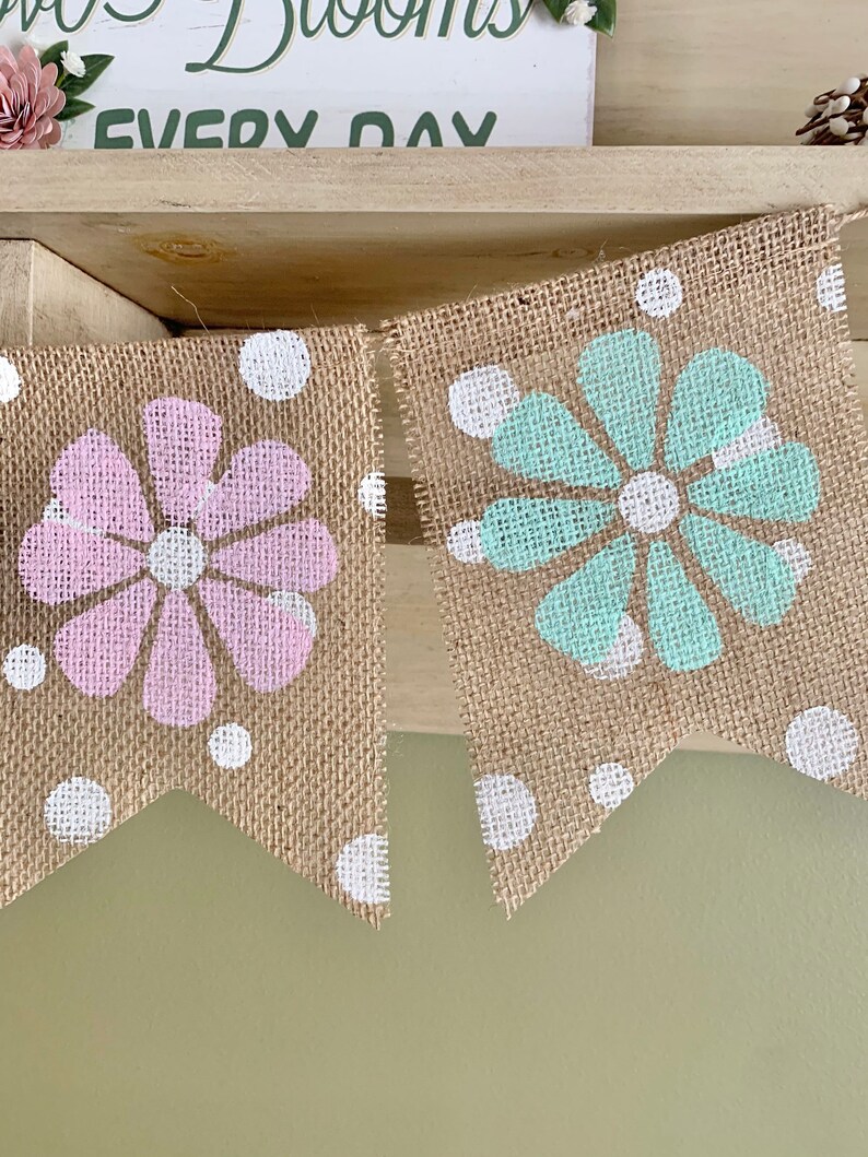 Flower Banner, Daisy Banner, Spring Banner, Spring Decor - Etsy