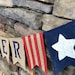 Name Banner - Last Name Burlap Banner - Burlap Name Banner - Patriotic ...