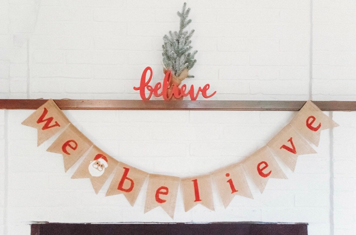 Christmas Banner Christmas Garland Christmas decor | Etsy