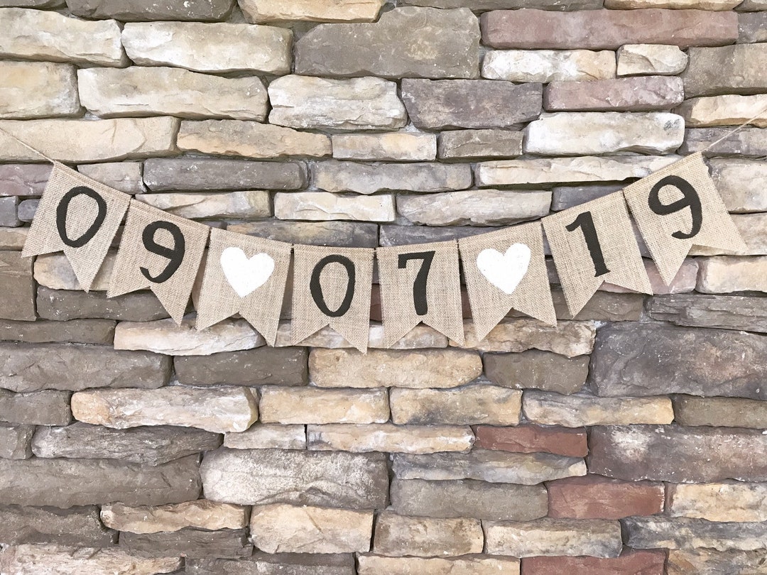 Save the Date Banner, Save the Date Photo Prop, Engagement Photo Prop ...