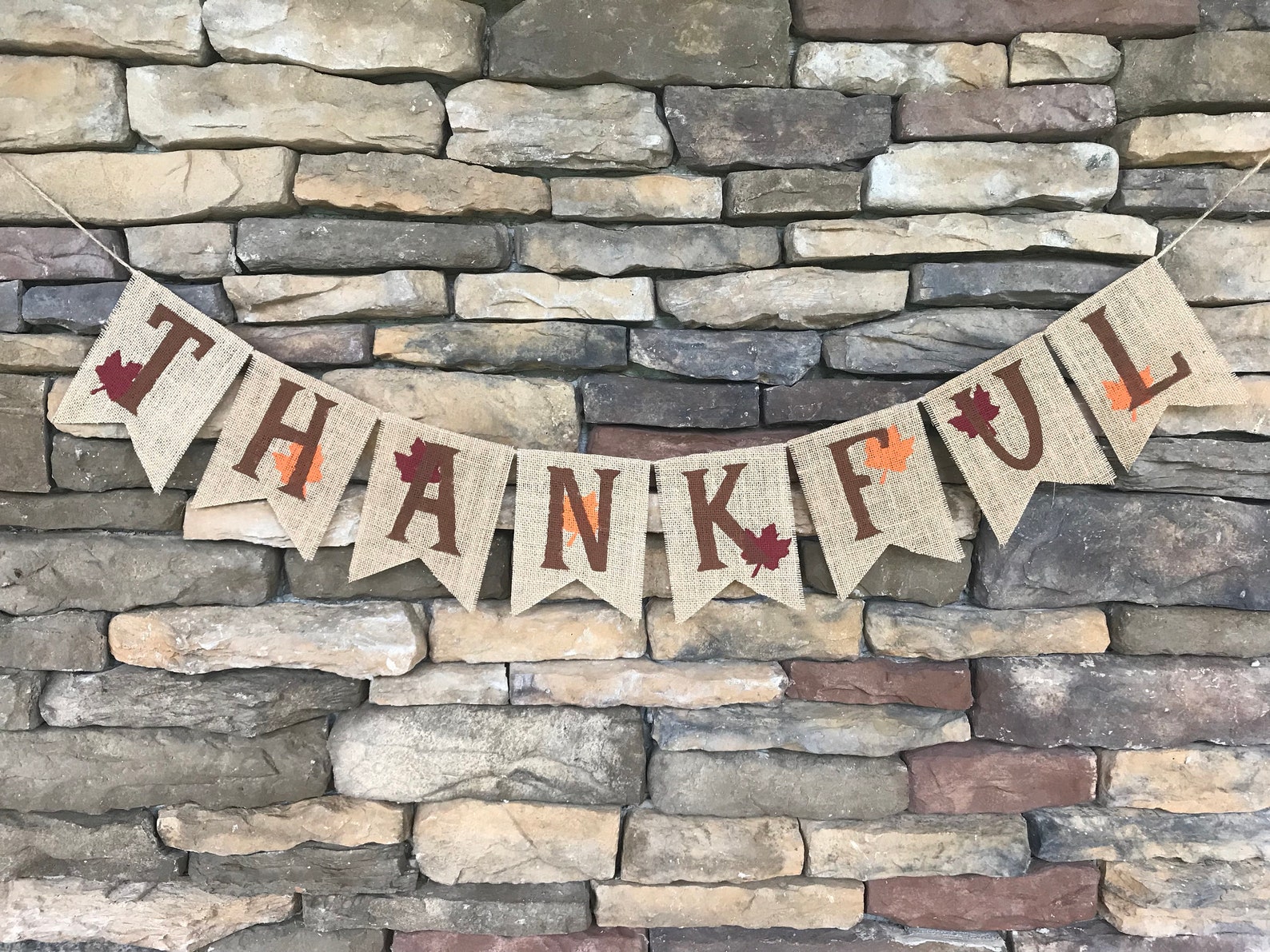 Thankful Banner, Thankful Burlap Banner, Thanksgiving Banner, Thankful ...