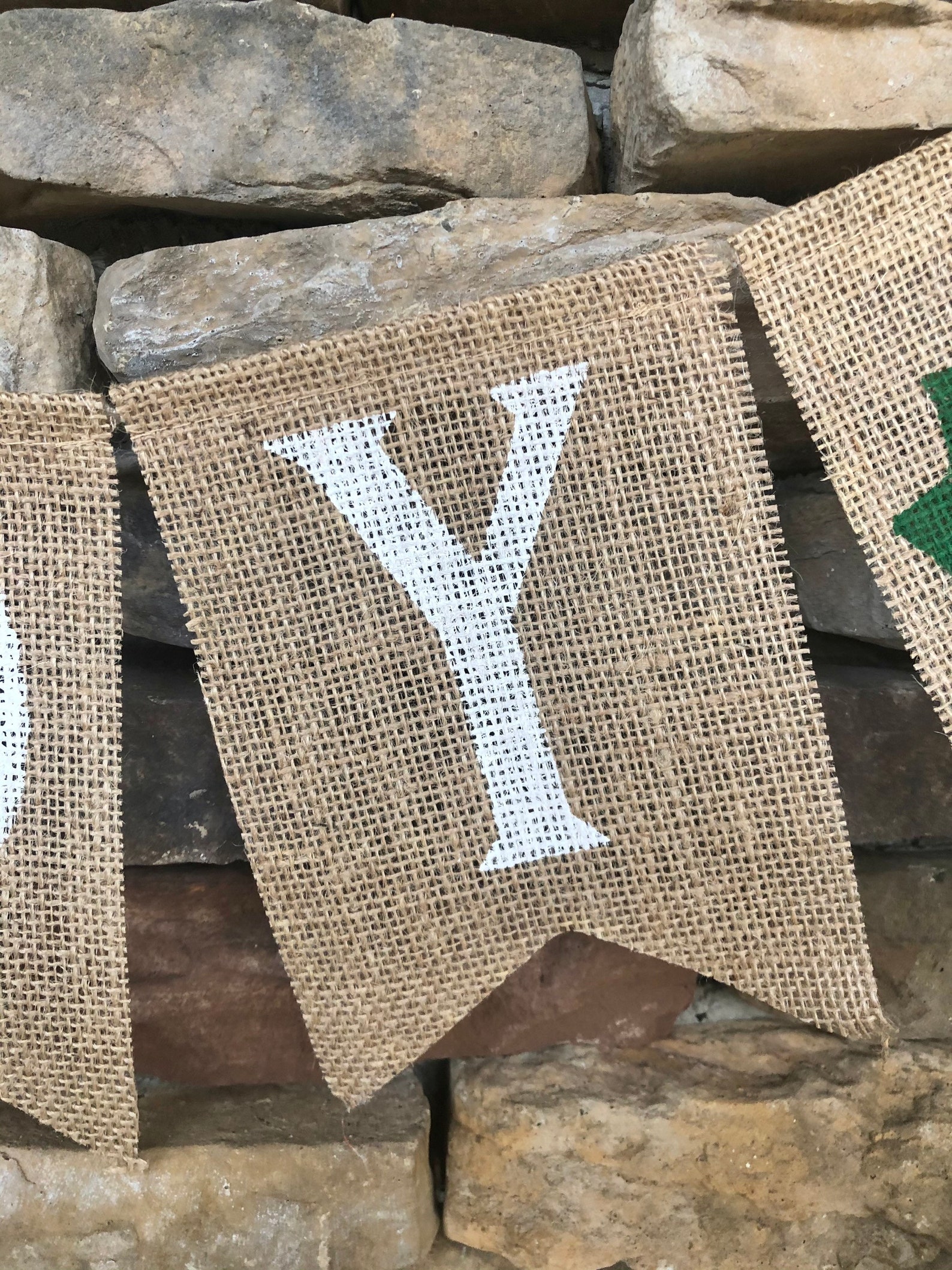 Joy Christmas Banner Holly Berry Banner Christmas Mantel | Etsy