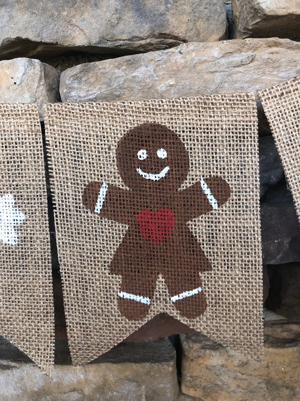 Peppermint Banner Gingerbread Christmas Banner Peppermint | Etsy