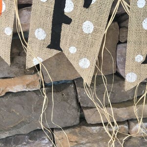 Fall Burlap Banner, Fall Banner, Fall Garland, Fall Decor, Fall Burlap ...