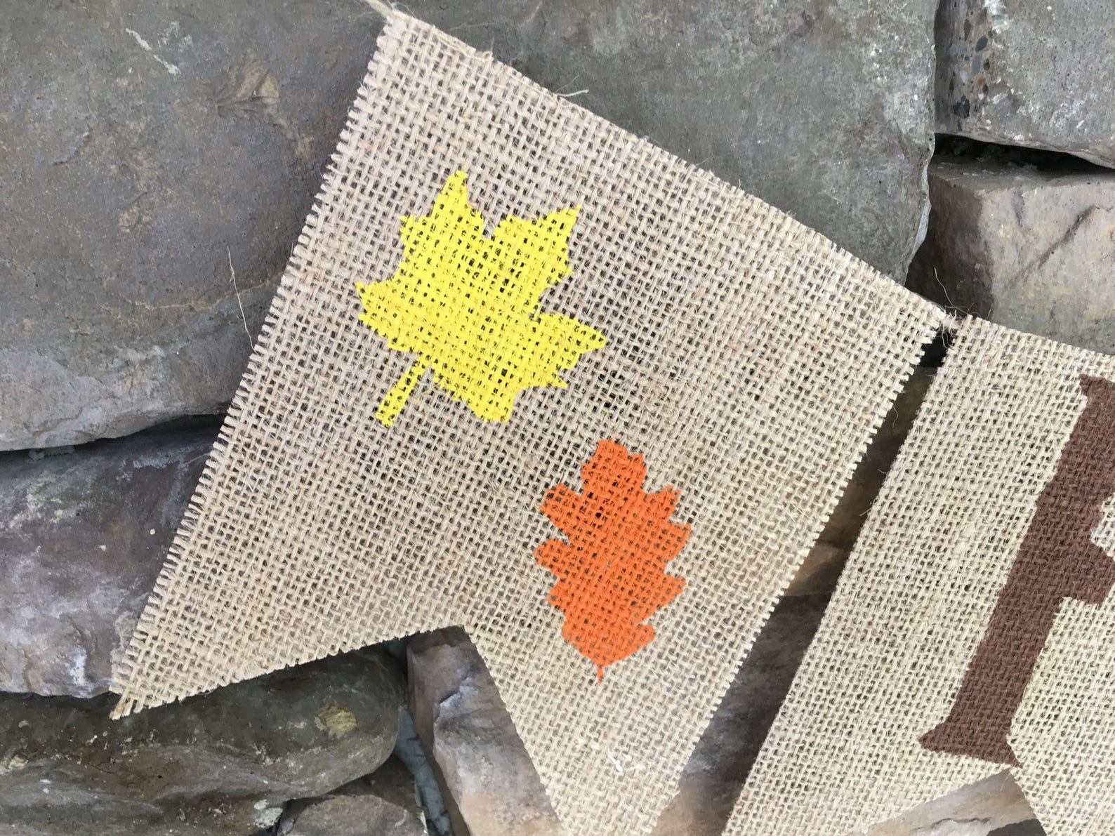 Happy Fall Burlap Banner Happy Fall Banner Burlap Banner - Etsy