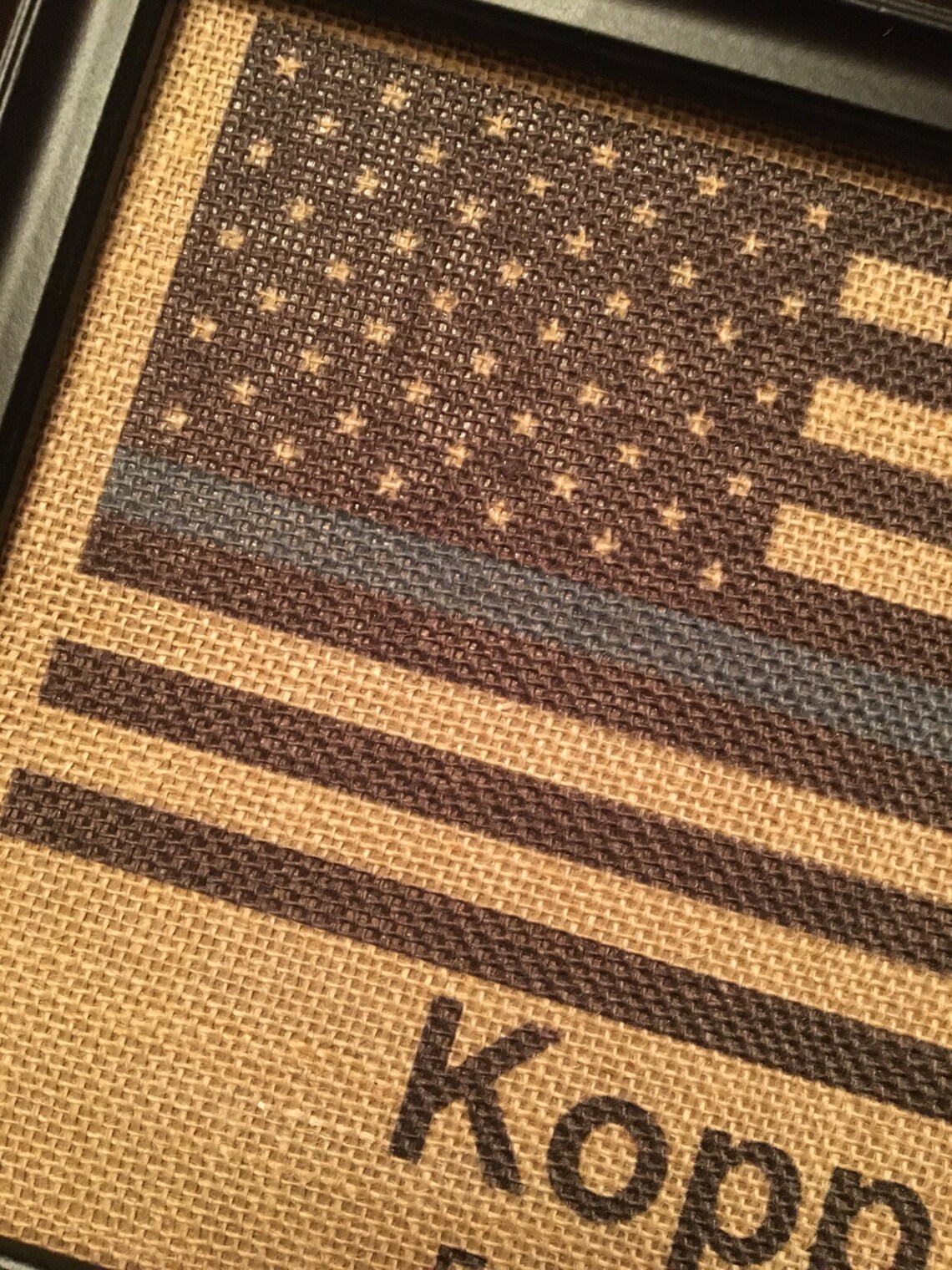 Thin Blue Line Print Personalized Police Officer Gift - Etsy