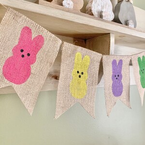 Peep Burlap Banner, Easter Banner, Easter Decor, Easter Garland - Etsy