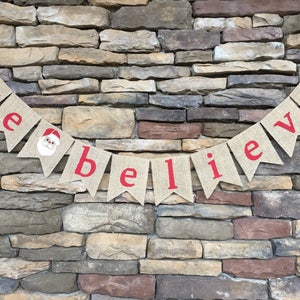 Christmas Banner, Christmas Garland, Christmas Decor, Christmas ...