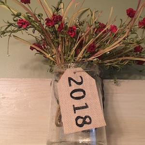 Burlap Tags, Mason Jar Tags, Customizable Burlap Tags, Burlap Table ...