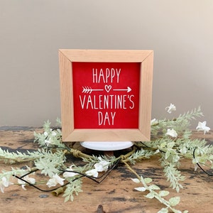 Valentine’s Day Sign, Farmhouse Sign, Tiered Tray Decor - Etsy