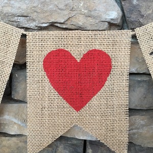 Be My Valentine Banner, Valentine Burlap Banner, Valentine's Day Decor ...