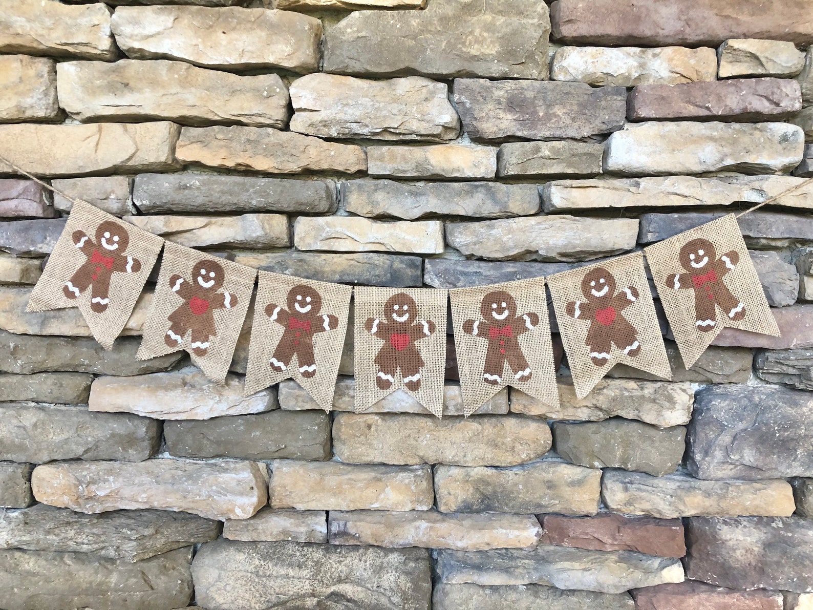 Gingerbread Banner Gingerbread Christmas Banner Gingerbread - Etsy