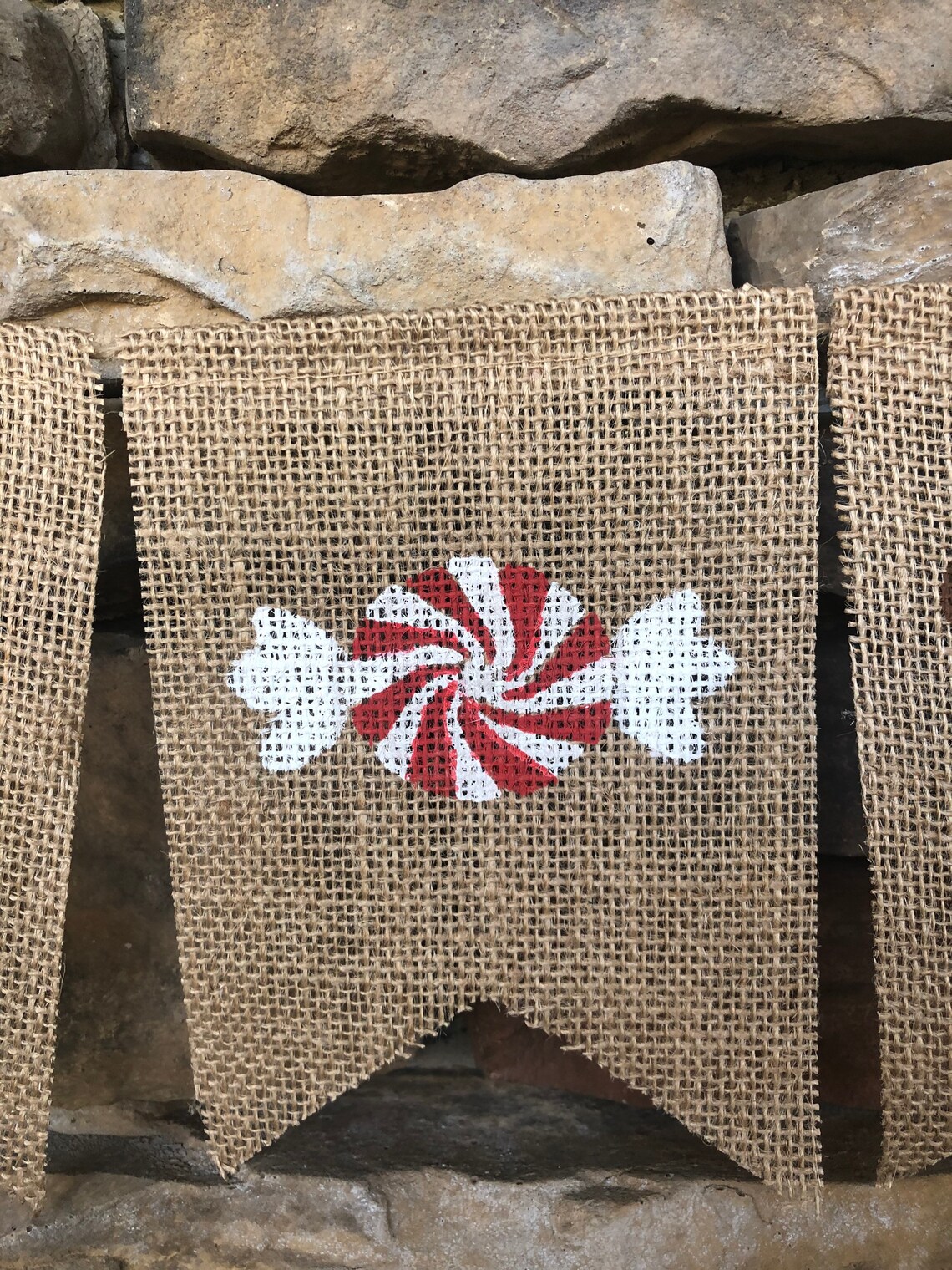 Peppermint Banner Gingerbread Christmas Banner Peppermint | Etsy