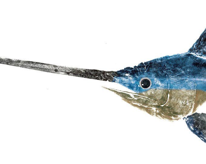 Swordfish Realistic Scene 15 Canvas | Wall Art Home Decoration Painting ...