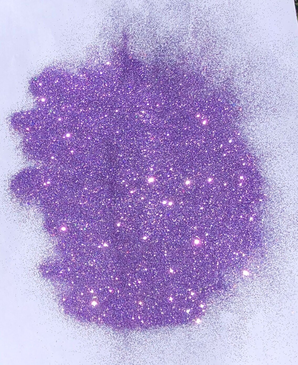 Purplicious ultra fine polyester light purple glitter us made | Etsy