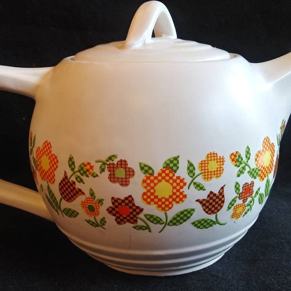 Checkered Teapot - Etsy