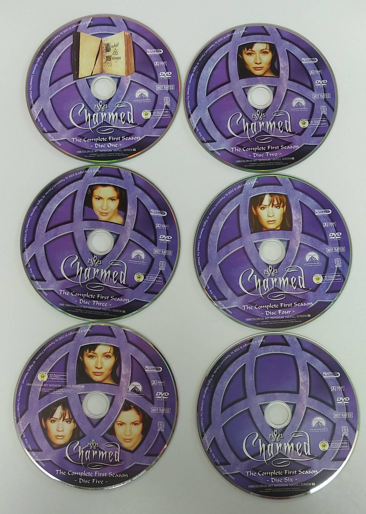 Charmed Season 1 Complete 6 DVD Set | Etsy