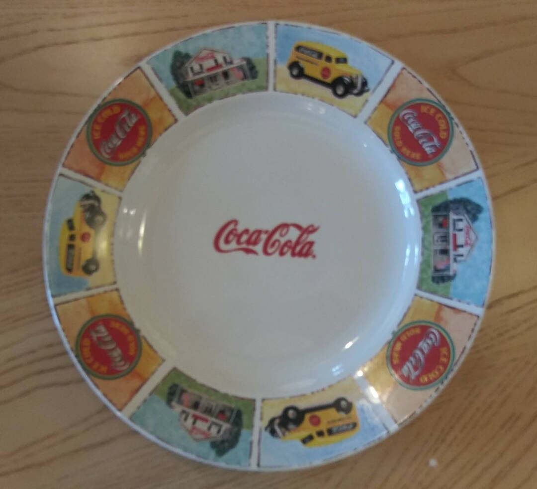 Coca Cola Plate From the Coca Cola Co. by Gibson USA - Etsy