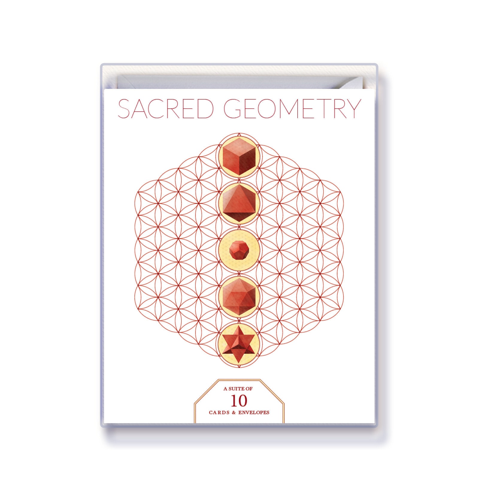 The SACRED GEOMETRY Vertical Folded Cards — • Hexagon • Star ...