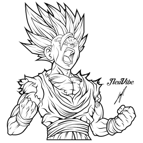 Ssj2 Gohan Coloring Pages