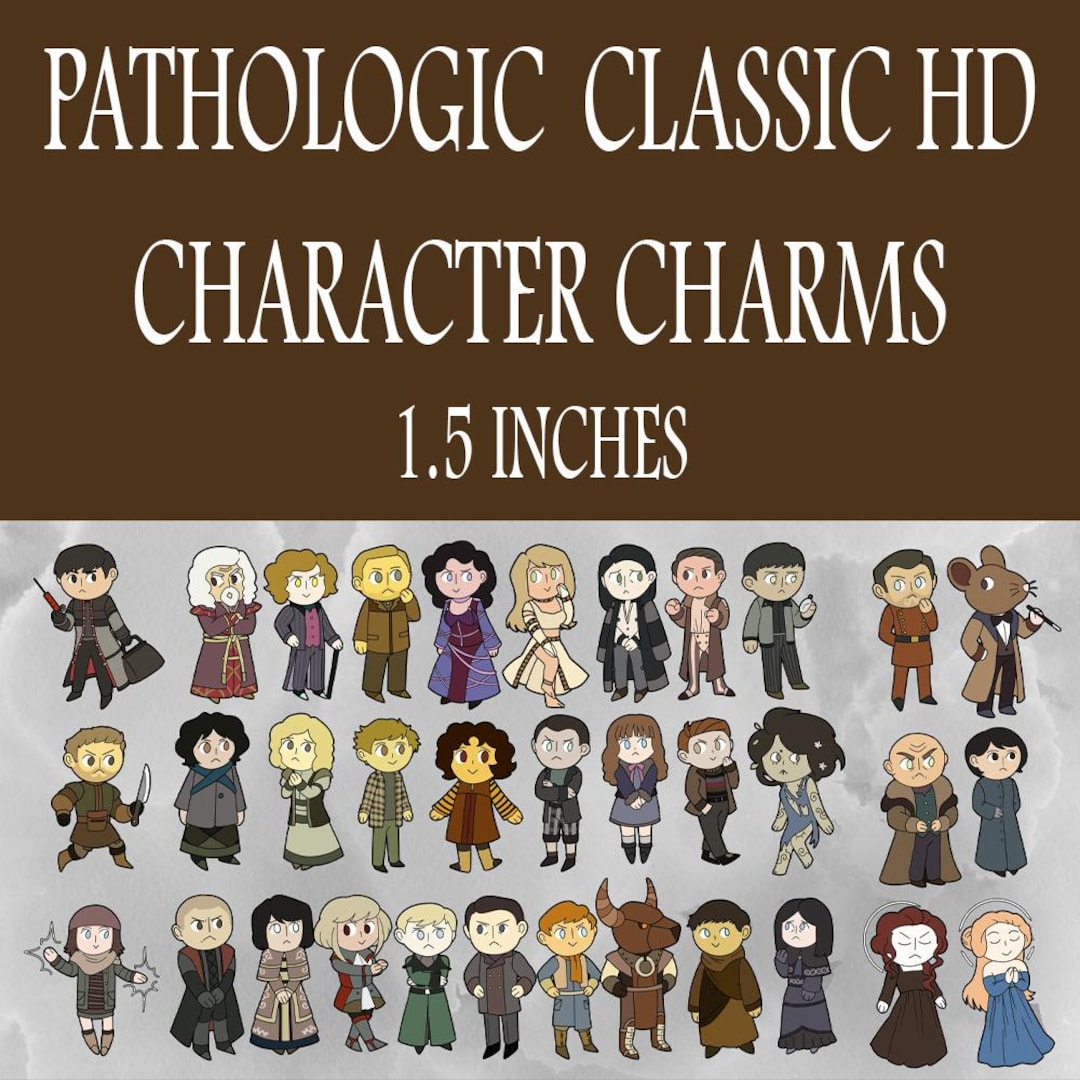 Pathologic Classic HD Charms (full Cast) - Etsy