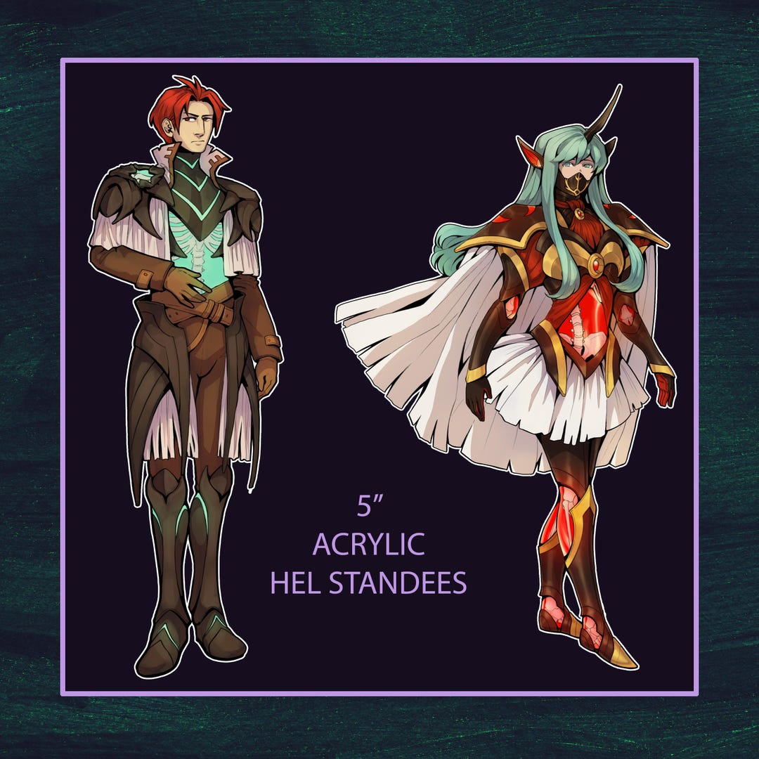 Hel Seth + Eirika Standees [FIRE EMBLEM] - Etsy