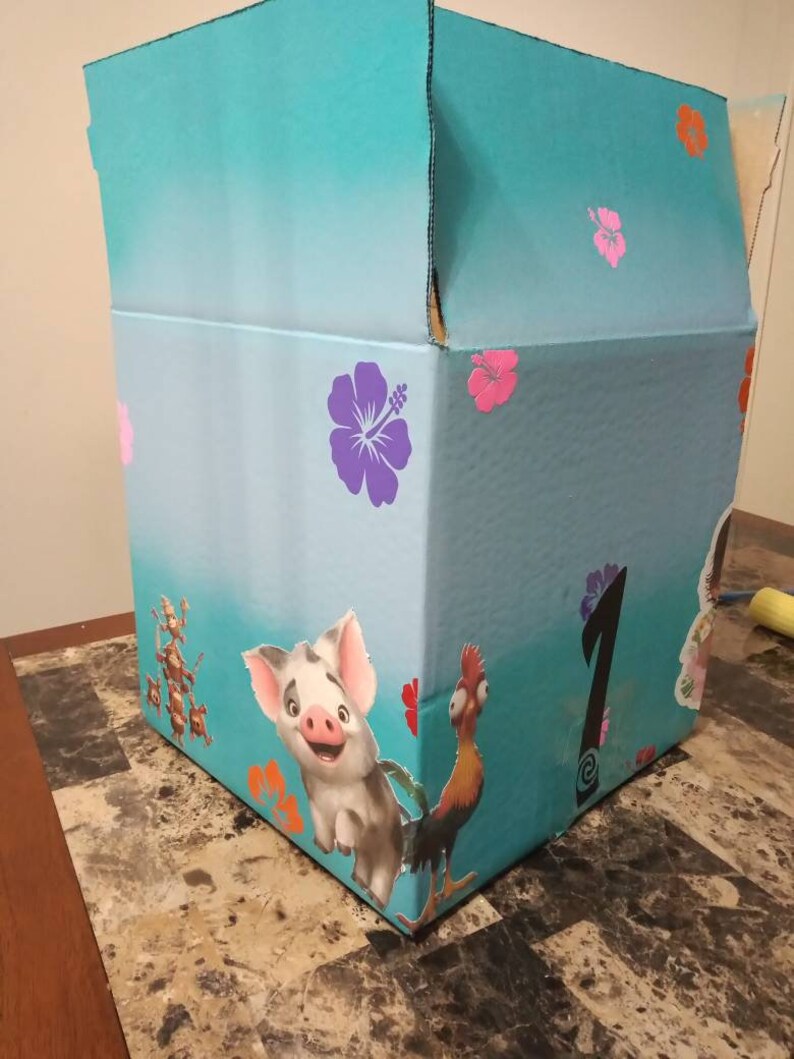 Moana Birthday Party Box Moana Party Theme Box - Etsy