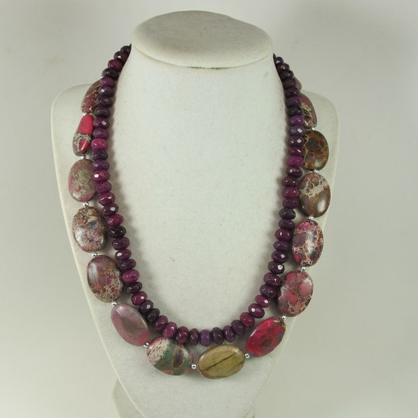 Magenta Necklace - Etsy