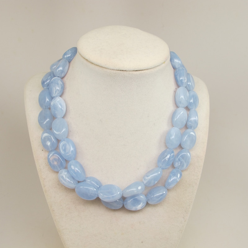 Blue Necklace - Etsy