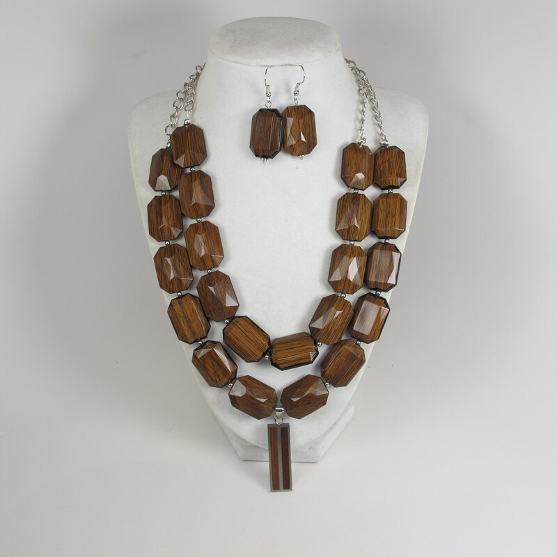 Brown Necklace - Etsy