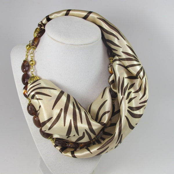 Beaded Scarf - Etsy