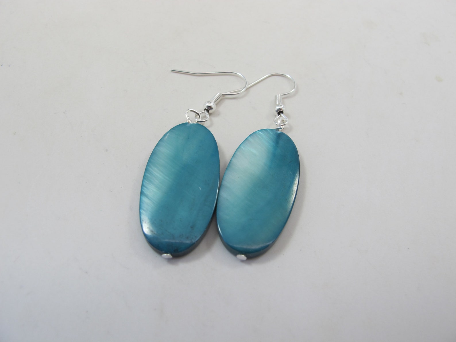 Chunky Turquoise Mother of Pearl Necklace Multi Color Teal - Etsy