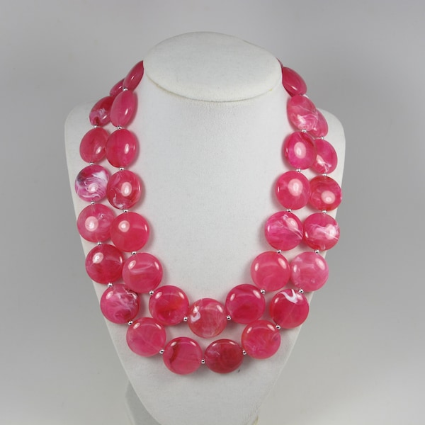 Magenta Necklace - Etsy