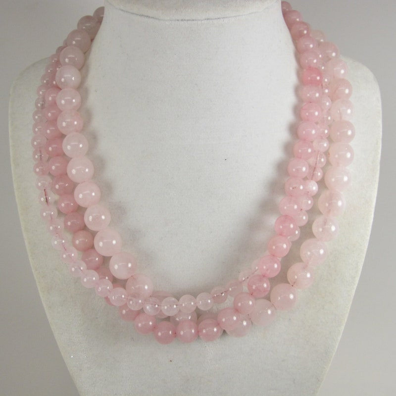 Pink Necklace - Etsy