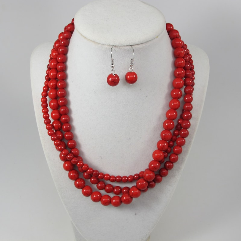 Necklace Stone Statement - Etsy