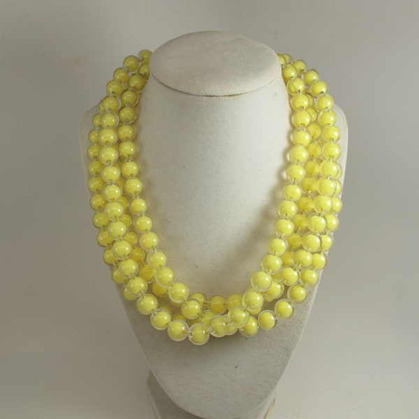 Blue Yellow Necklace - Etsy