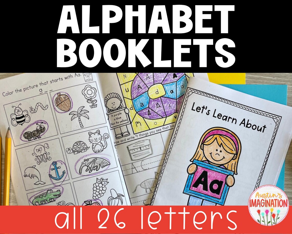 ABC Books Letter Identification and Sounds Activities Learning the ...