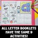 ABC Books Letter Identification and Sounds Activities Learning the ...