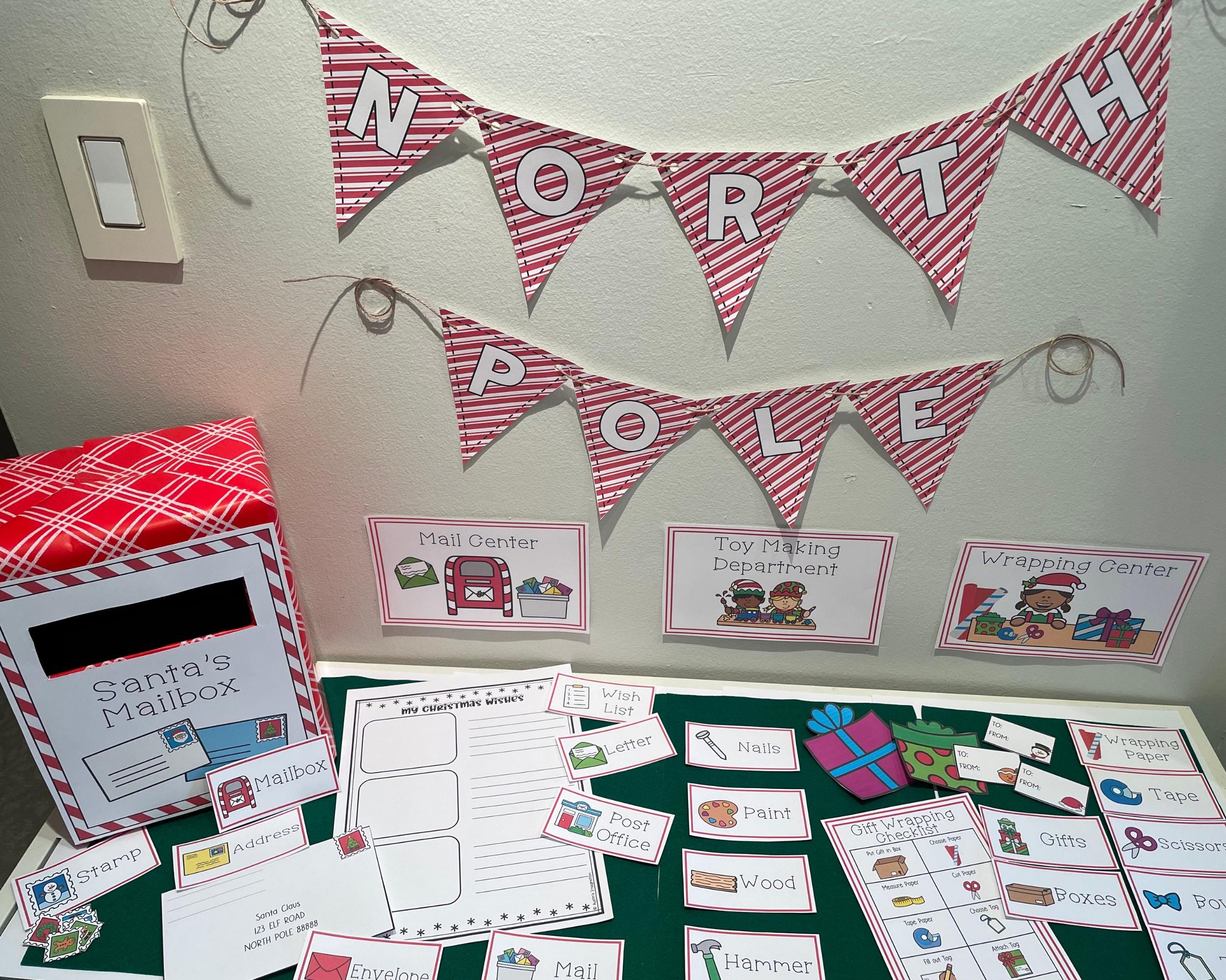 Christmas Santa's Workshop Dramatic Pretend Play Printables Set ...