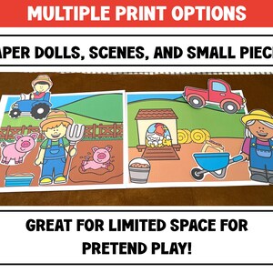 Pretend Play Fall Harvest Farm Printable Dramatic Play Set, Preschool ...