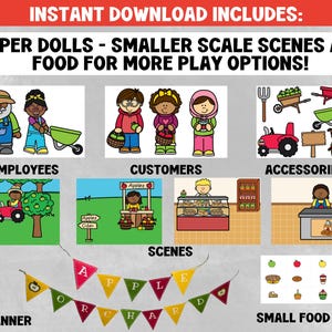 Pretend Play Apple Orchard Printable Dramatic Play Set, Preschool ...
