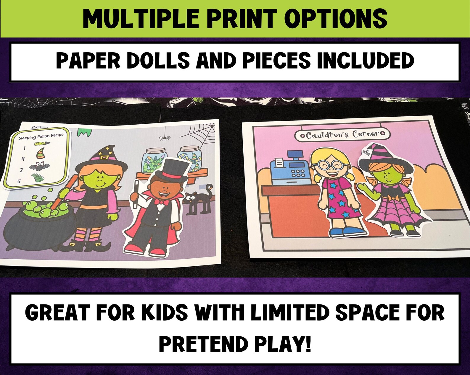 Halloween Potion Shop Pretend Play Printables Dramatic Play Set ...