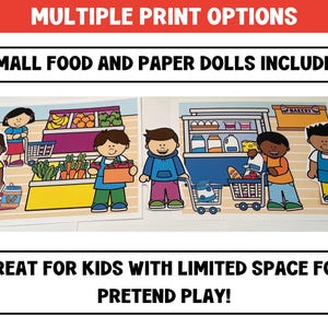 Pretend Play Grocery Store Printable Dramatic Play Set, Preschool ...